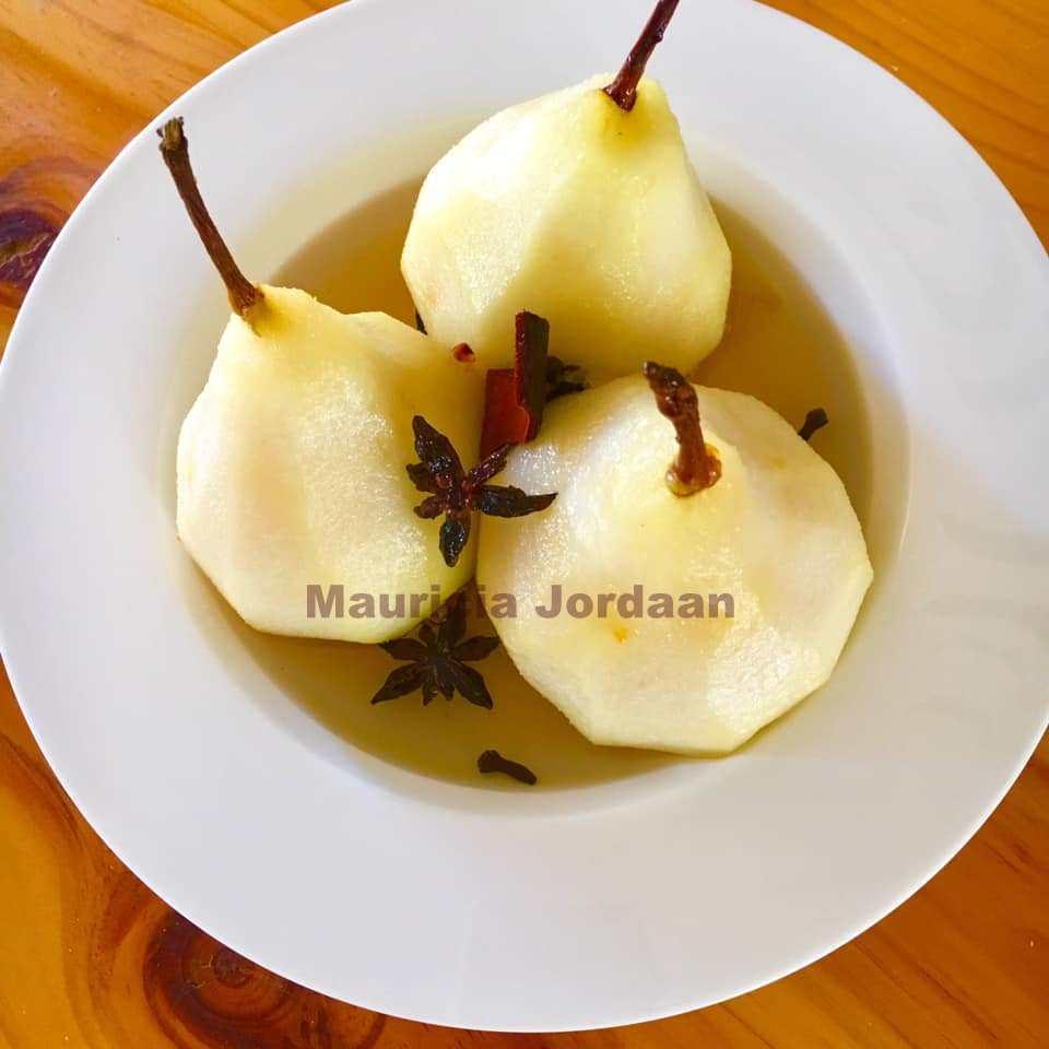 MAURICIA'S POACHED PEARS - Your Recipe Blog