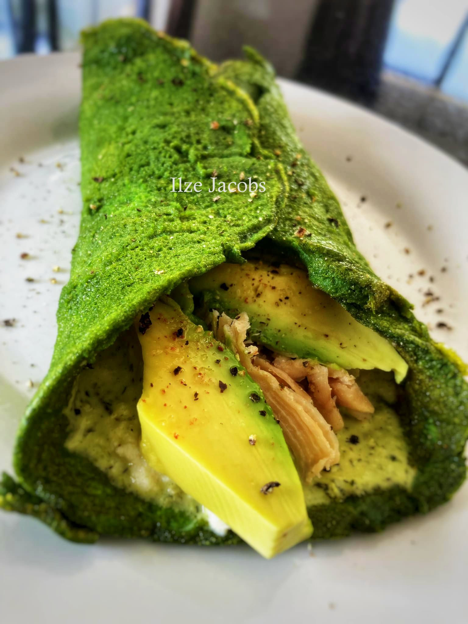 GREEN OMELETTE WRAP - Your Recipe Blog