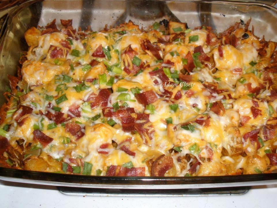 LOADED POTATO AND BUFFALO CHICKEN CASSEROLE - Your Recipe Blog